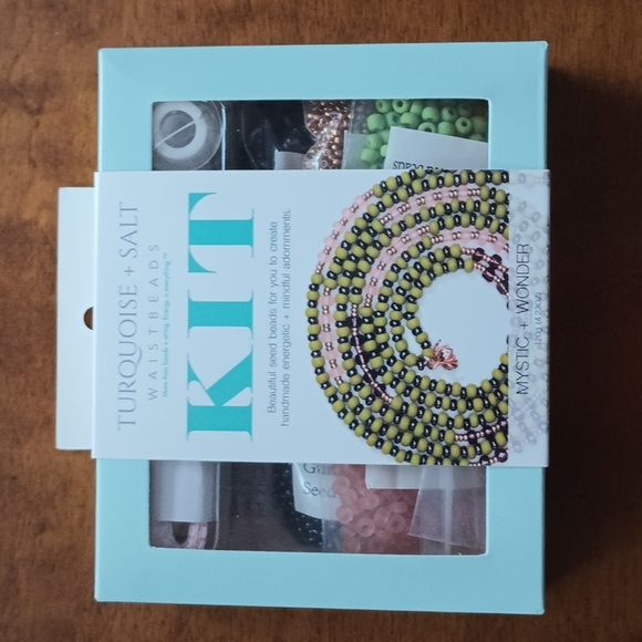 Jewelry | Nib Turquoise And Salt Wrist Beads Kit | Poshmark